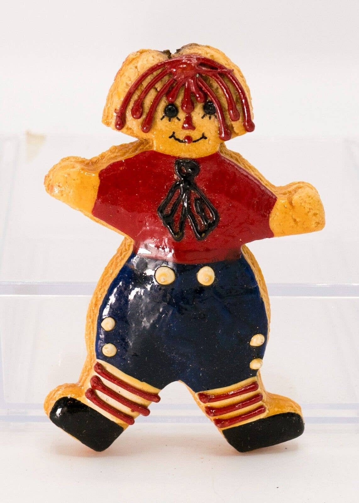 Vintage Big Bird Sesame Street & Rag Doll Handmade Salt Dough Christmas ...