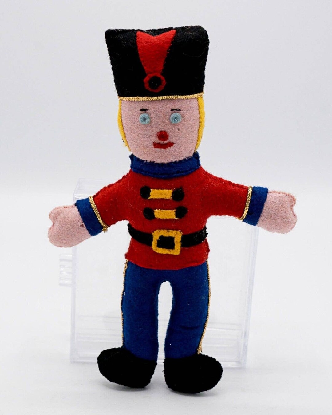 Vintage Handmade 9.5” Toy Soldier Felt Christmas Ornament - Etsy