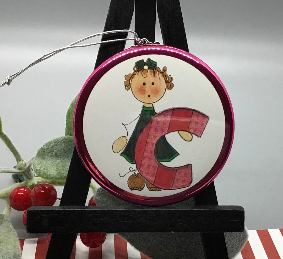 Personalized Alphabet Letter C Boy or Girl Ornament..monogram Letter C ...