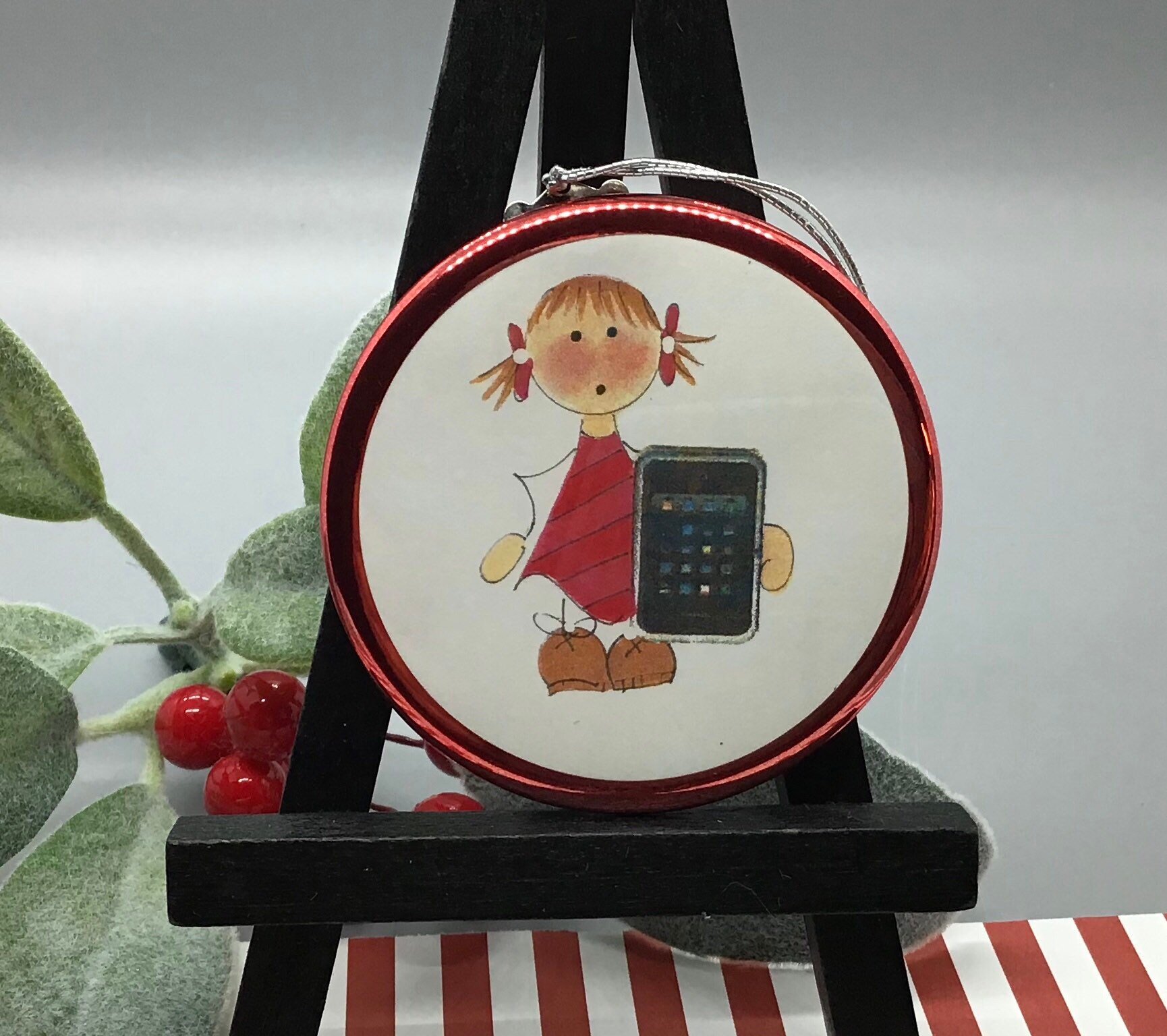 Cell Phone Ornament..Personalized Boy or Girl Christmas | Etsy