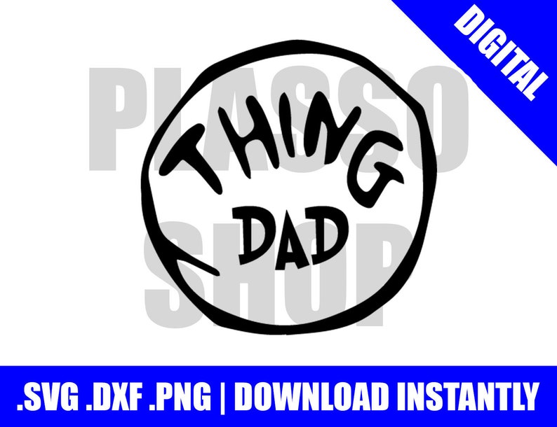 Thing Dad Things SVG / DXF / PNG File Cutting File for | Etsy