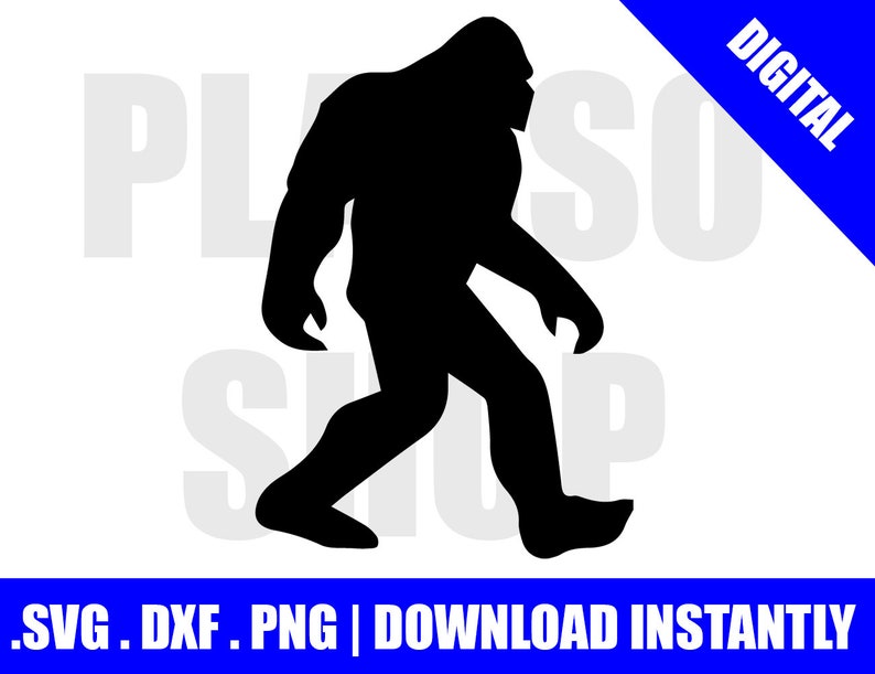Big foot / Sasquatch SVG / DXF / File PNG File di taglio per - Etsy Italia