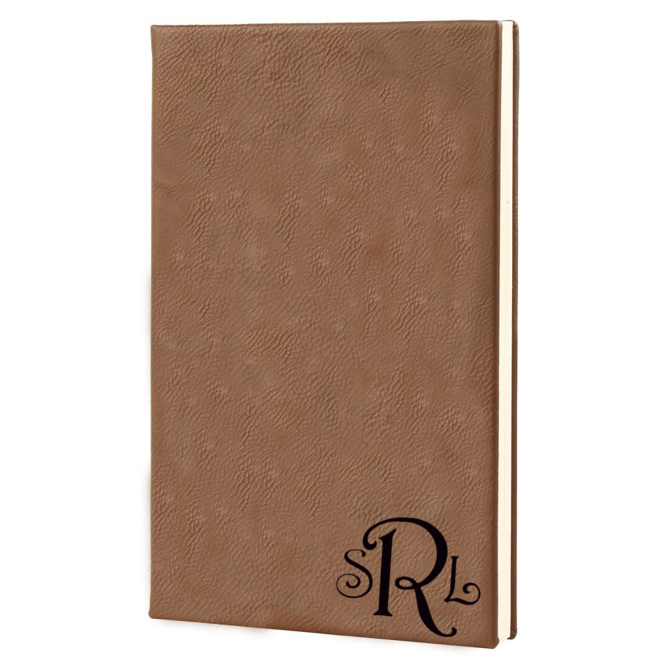 Monogram Laserable Leatherette Journal - Etsy