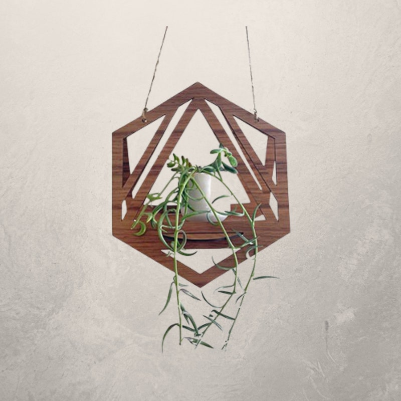 Geometric Planter - Etsy