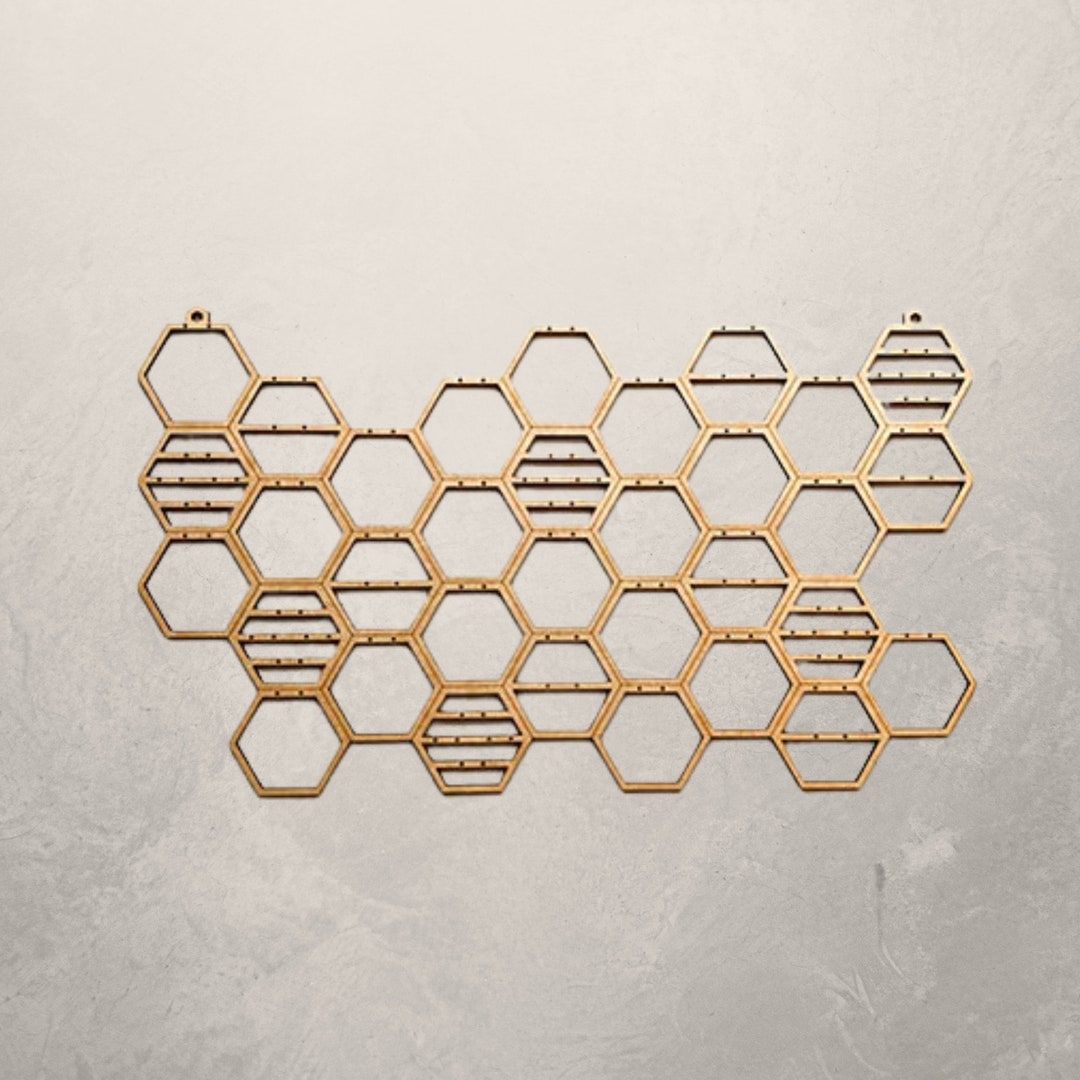 Hanging Honeycomb Jewelry Display - Etsy
