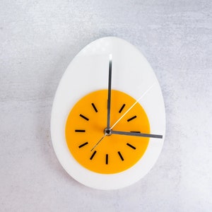 Egg Kitchen Clock - Etsy
