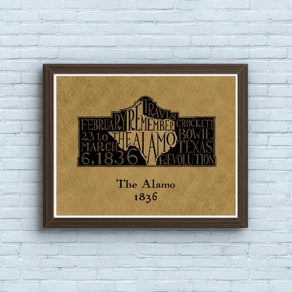 Remember the Alamo - Etsy
