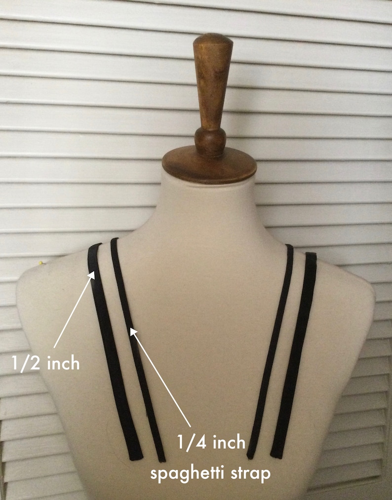 Detachable 1/2 Inch Soft Satin Strap - Etsy