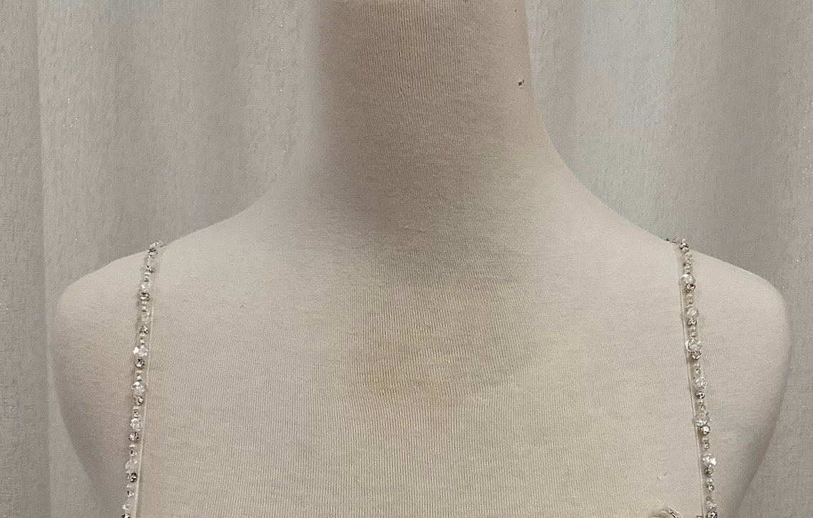 Detachable Beaded Straps. Spaghetti Straps With Rhinestones - Etsy