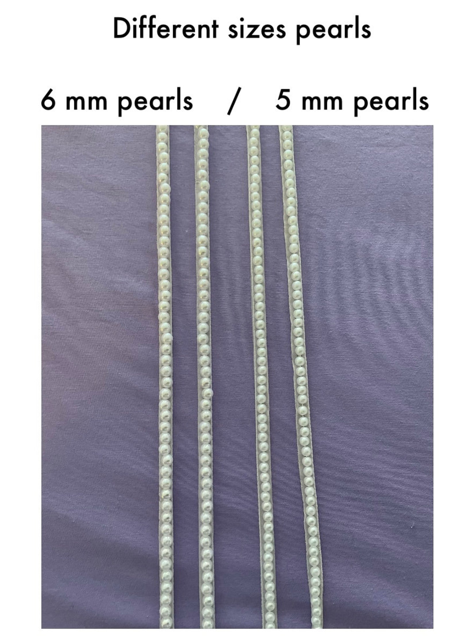 Detachable Straps. 6mm Pearls Beaded Onto Organza Spaghetti Straps - Etsy