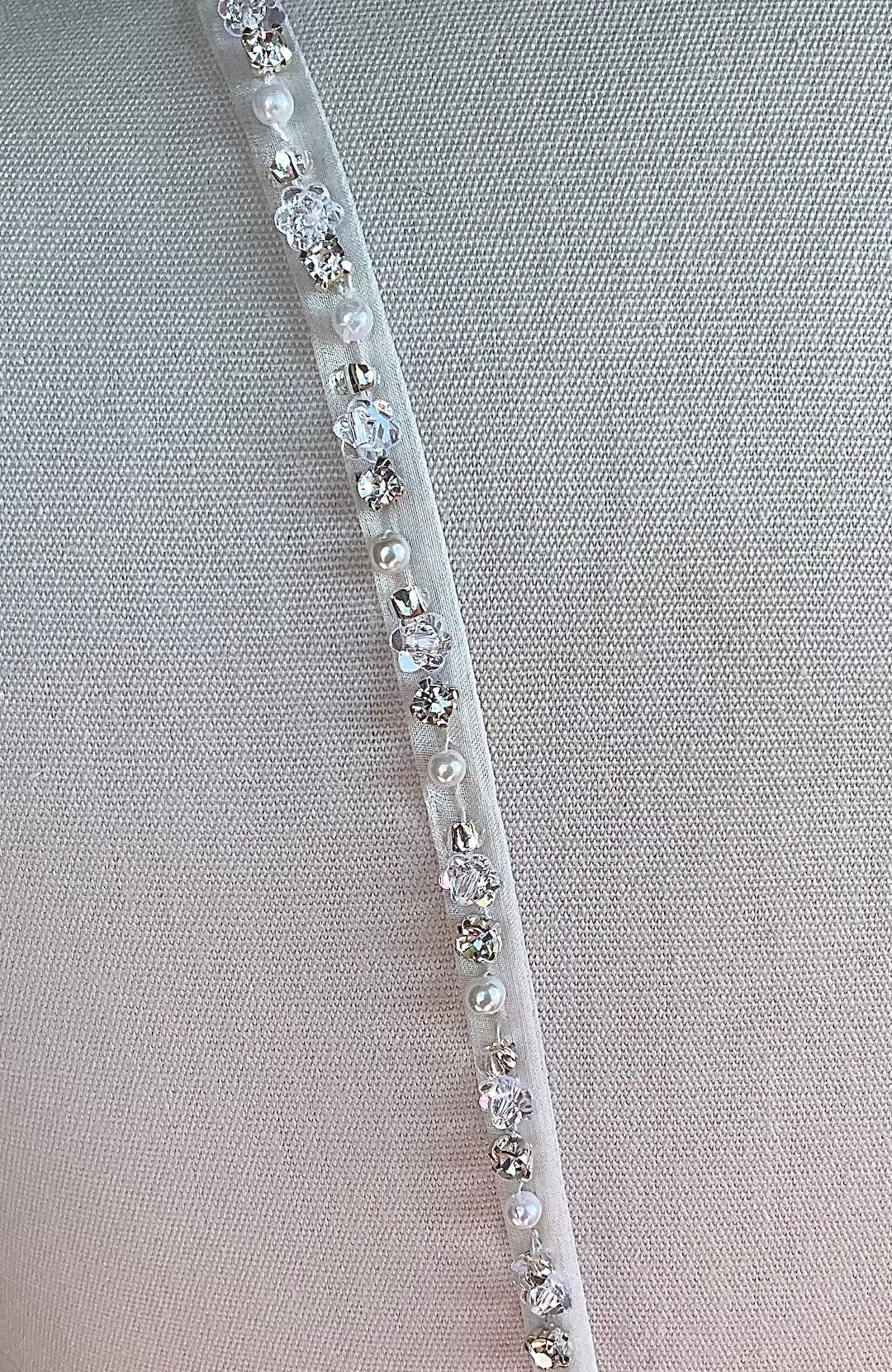 Detachable Beaded Straps. Spaghetti Straps With Rhinestones, Crystals ...