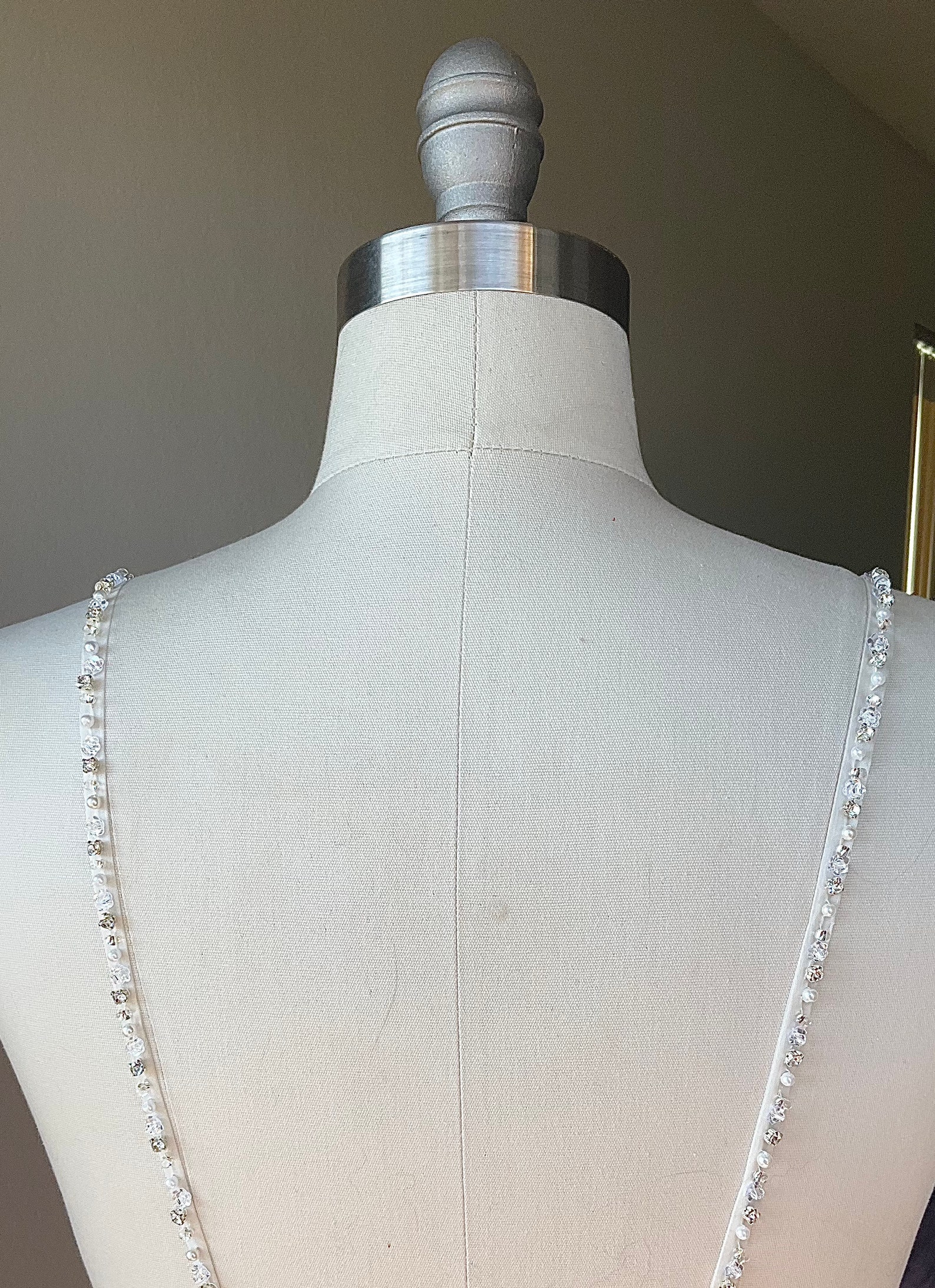 Detachable Beaded Straps. Spaghetti Straps With Rhinestones - Etsy