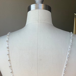 Detachable Beaded Straps. Spaghetti Straps With Rhinestones, Crystals ...