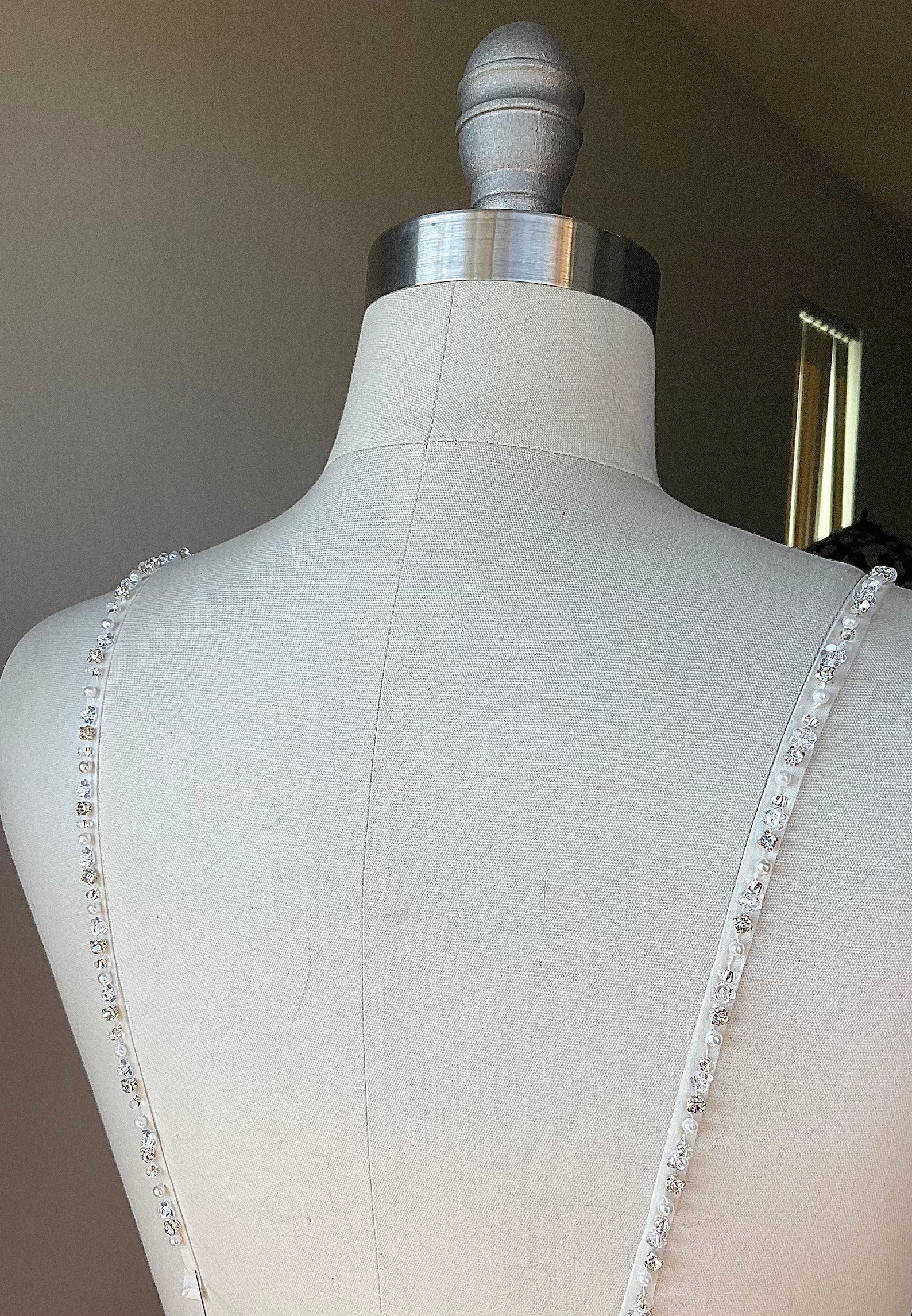 Detachable Beaded Straps. Spaghetti Straps With Rhinestones - Etsy