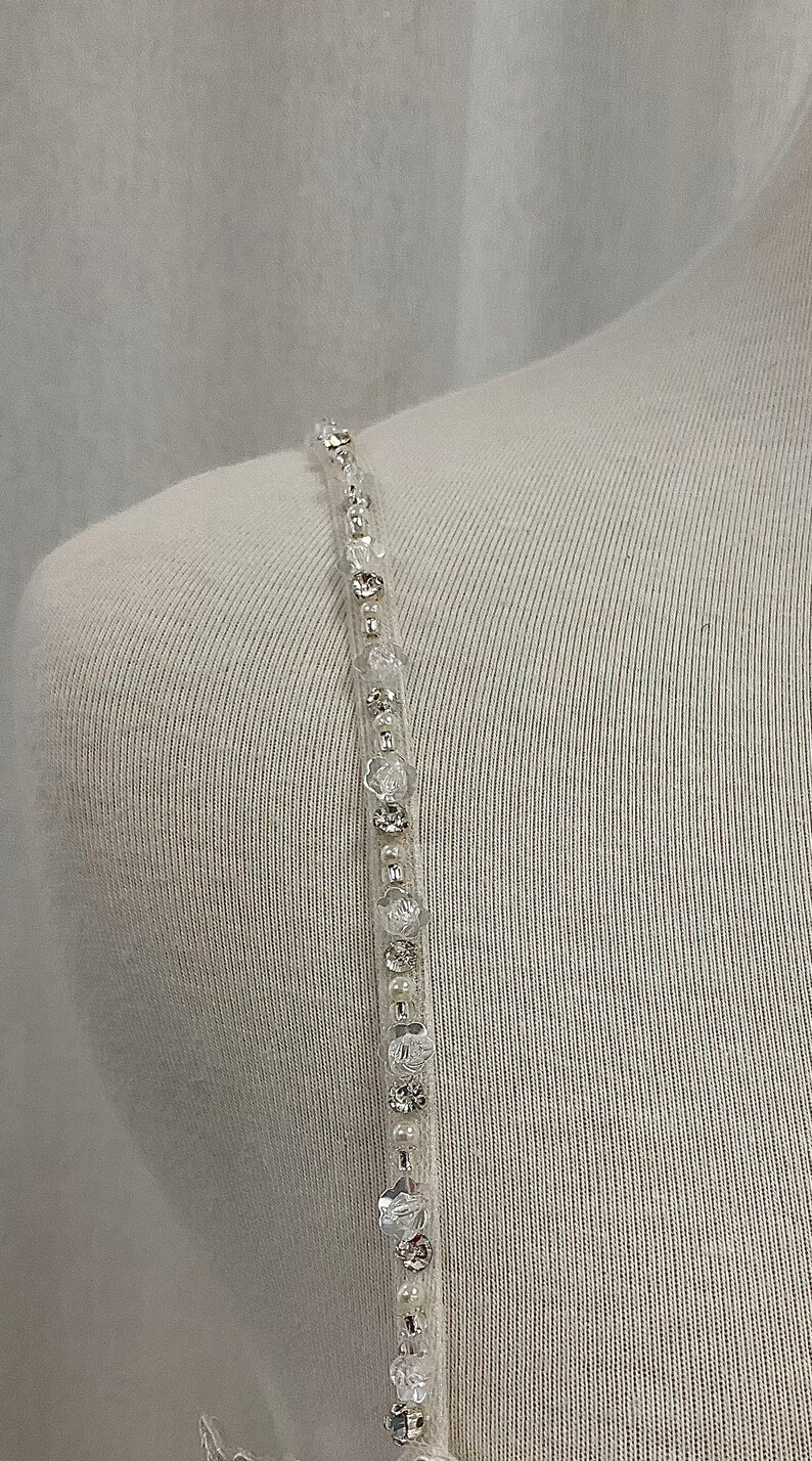 Detachable Beaded Straps. Spaghetti Straps With Rhinestones - Etsy
