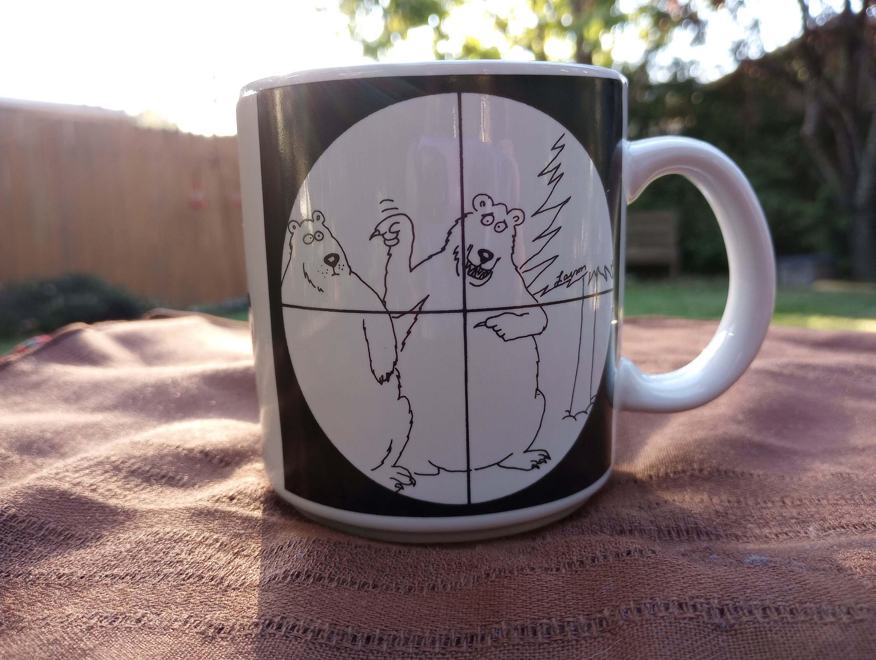 Gary Larson Bears Pointing At Each Other