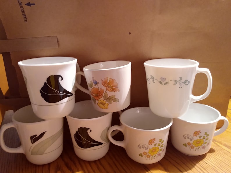 Corelle Coffee Mugs Various Patterns - Etsy