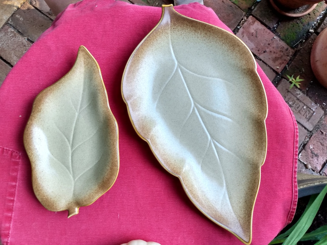 Mikasa Whole Wheat Leaf Shaped Dishes - Etsy