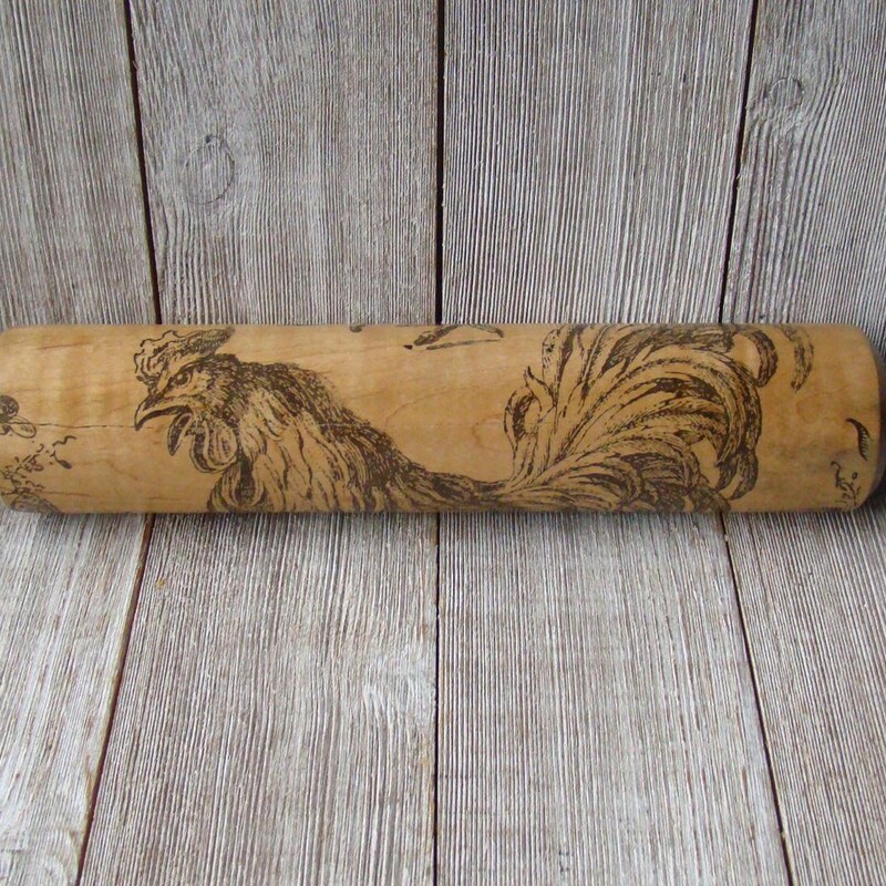 Rooster Rolling Pin - Etsy