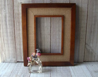 Burlap Frame | Etsy