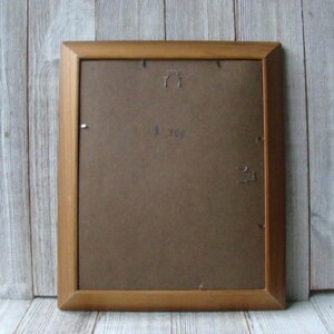 Vintage 8 X 10 Solid Oak Wood Frame - Etsy