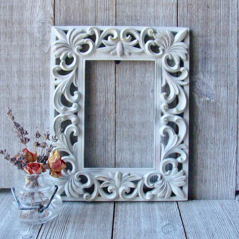 Whitewash Frame - Etsy
