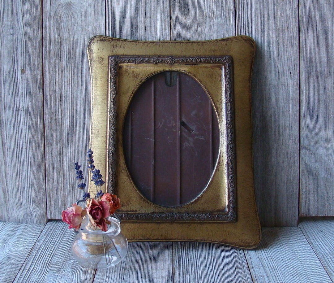 Ornate Gold Oval 5 X 7 Frame - Etsy