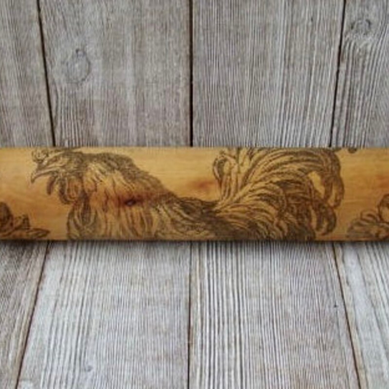 Rooster Rolling Pin - Etsy