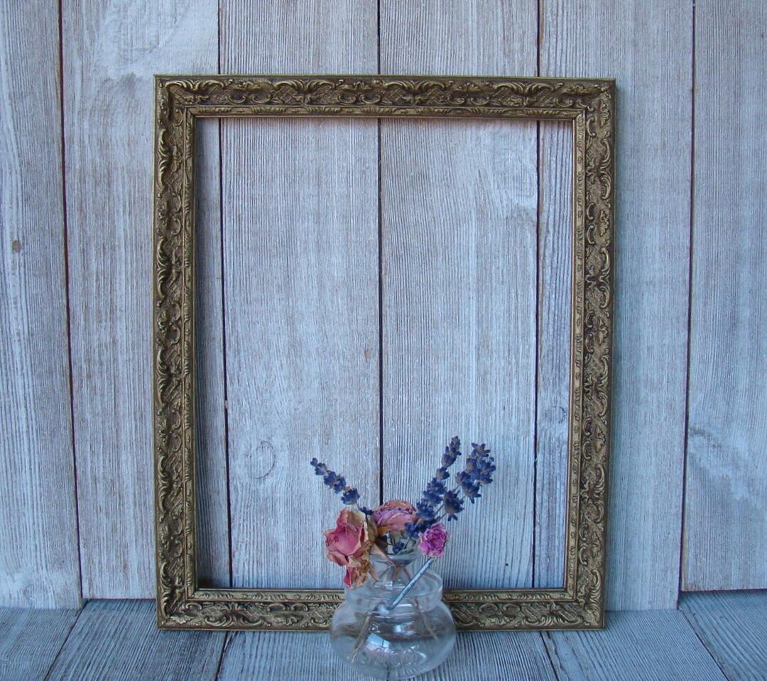 Hand Painted 8 X 10 Ornate Gold Frame - Etsy