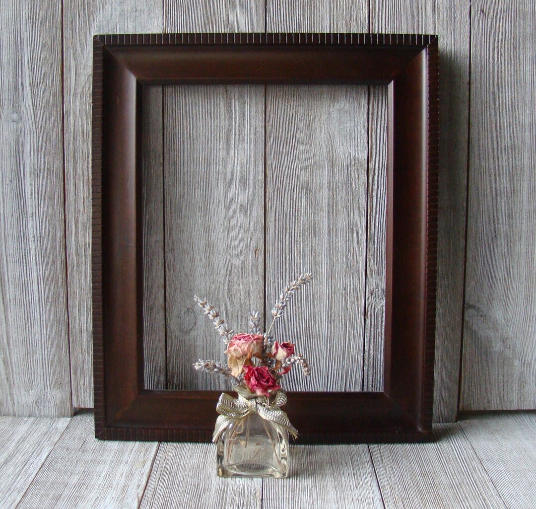 8 X 10 Dark Brown Frame Ornate Frame Wall Frame Tabletop Frame - Etsy