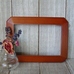Vintage 4 X 6 Wood Frame With Octagonal Corners - Etsy