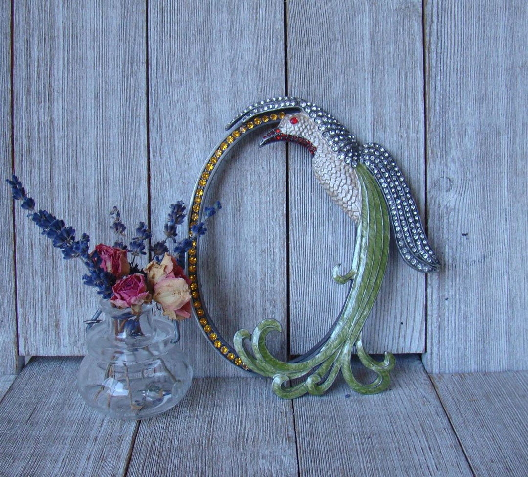 Oval 4 X 6 Jeweled Hummingbird Picture Frame - Etsy
