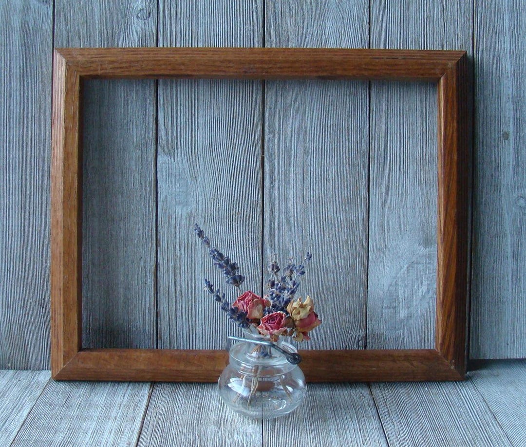 8 1/2 X 11 Solid Oak Wood Document Frame - Etsy