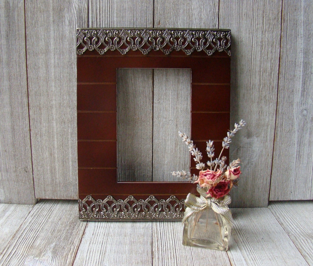 Ornate 4 X 6 MDF Wood and Lace Metal Frame - Etsy
