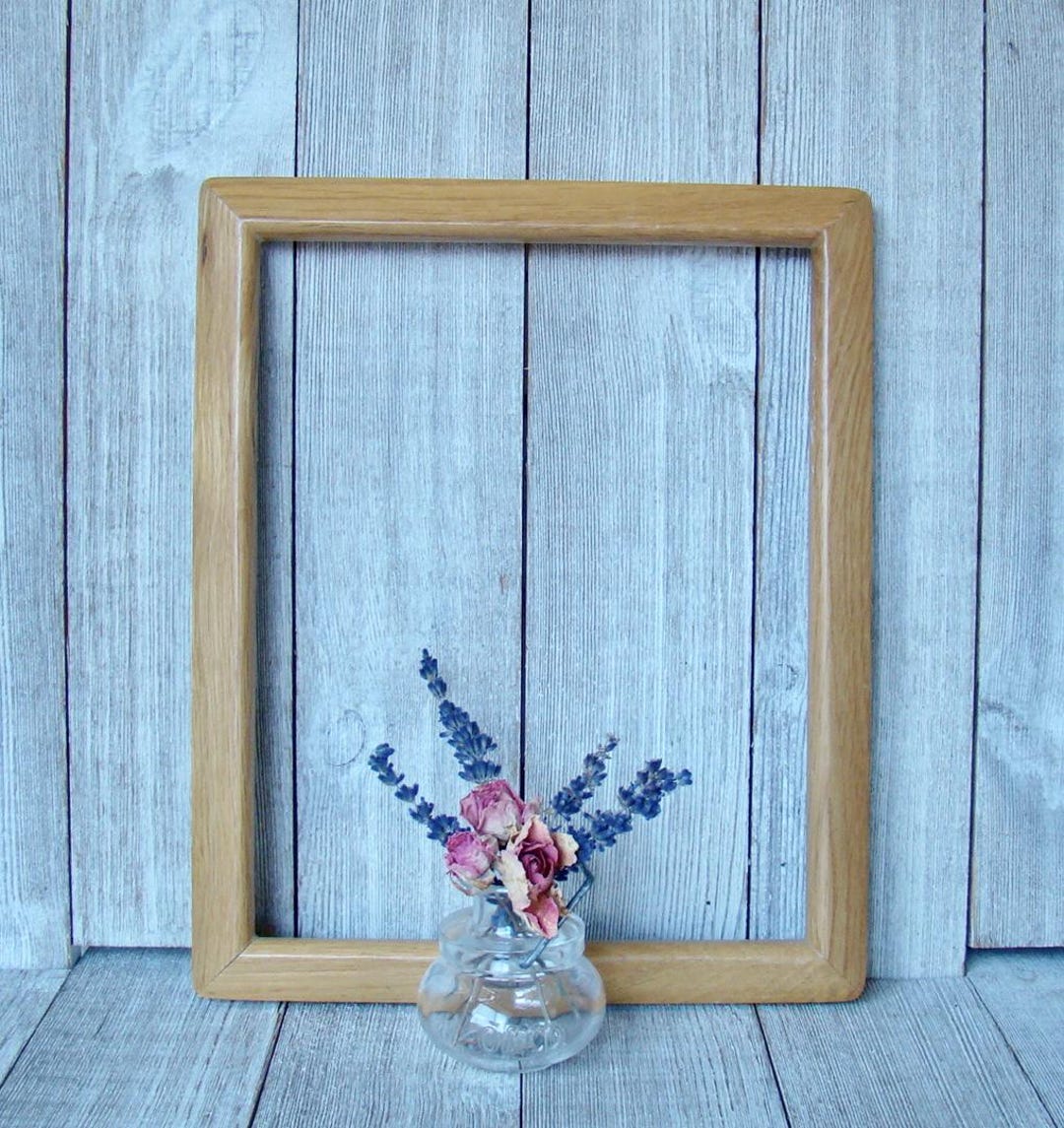 Vintage MCM 8 X 10 Solid Wood Frame With Round Corners - Etsy
