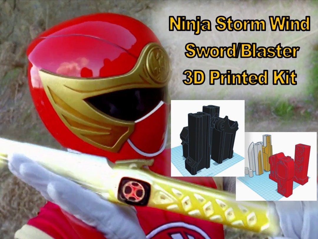 Ninja Storm Wind Sword/blaster 3D Printed Kit - Etsy