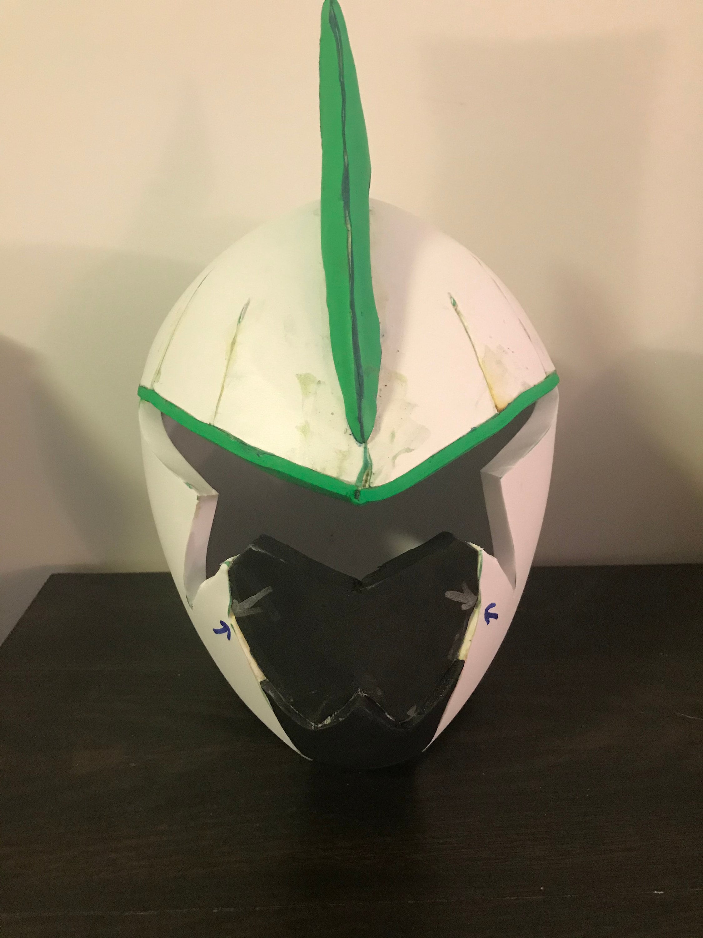 Abarekiller White Dino Helmet EVA Foam PDF TEMPATE for Cosplay - Etsy