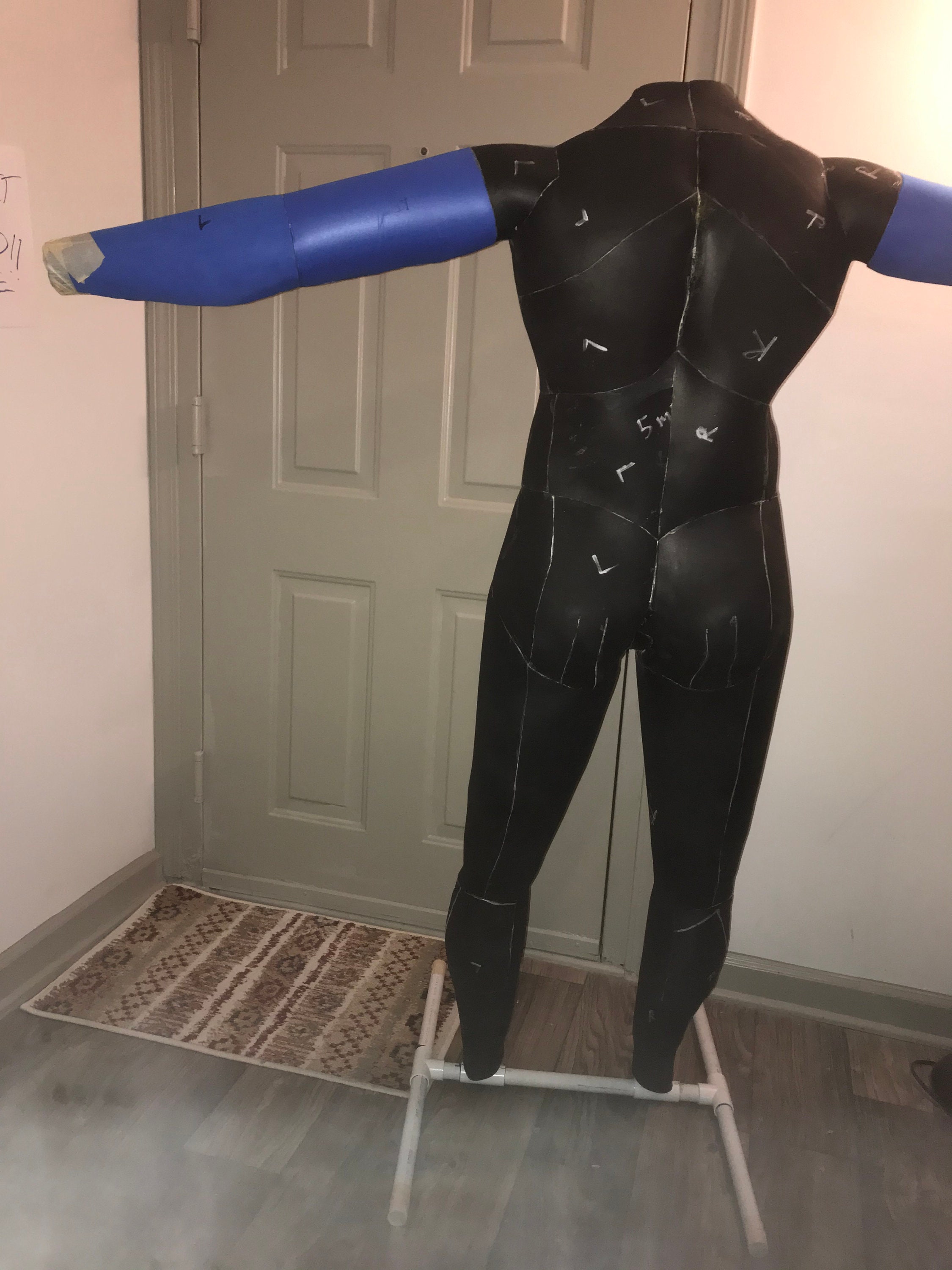 EVA Foam Male Mannequin Template - Etsy