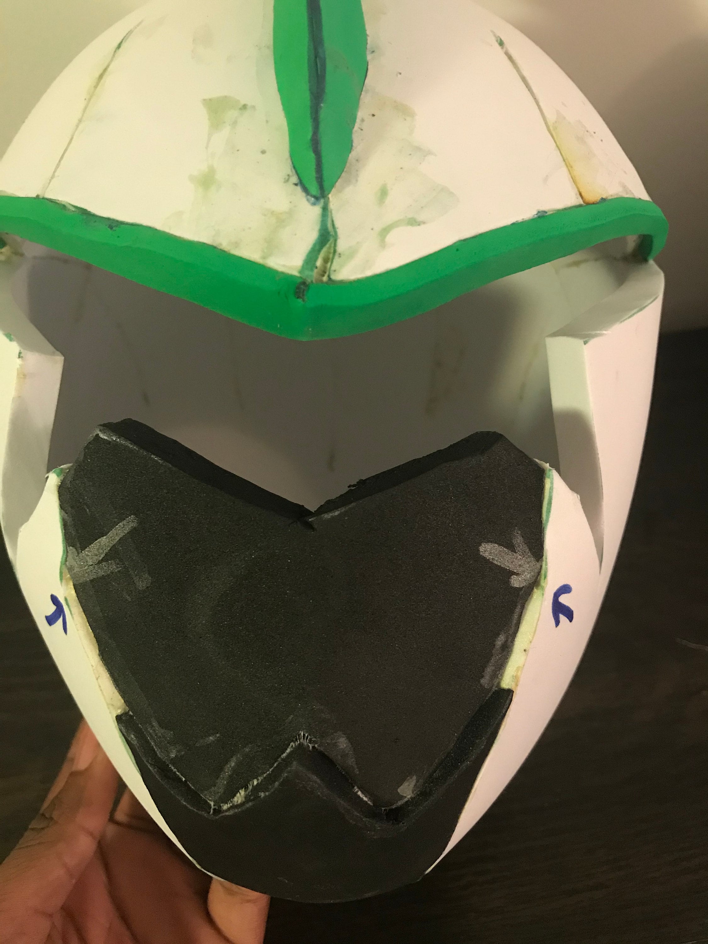 Abarekiller White Dino Helmet EVA Foam PDF TEMPATE for Cosplay - Etsy