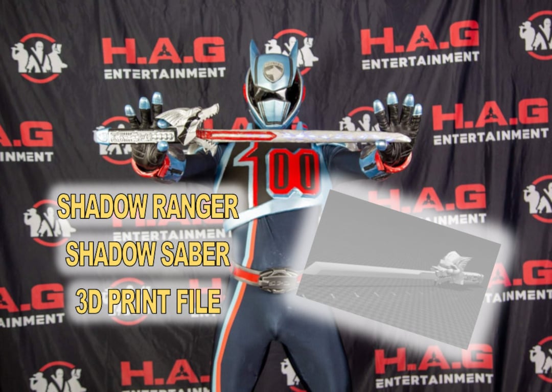 DIGITAL SPD Dekamaster-shadow Ranger Dekasword/shadow Saber 3D FILE - Etsy