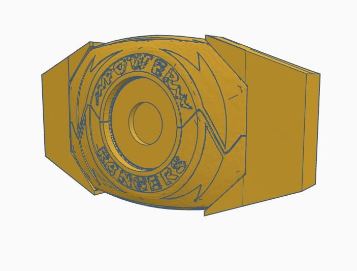 Rising Phoenix Ranger Morpher and Belt Buckle With Power Coin 3D Print ...