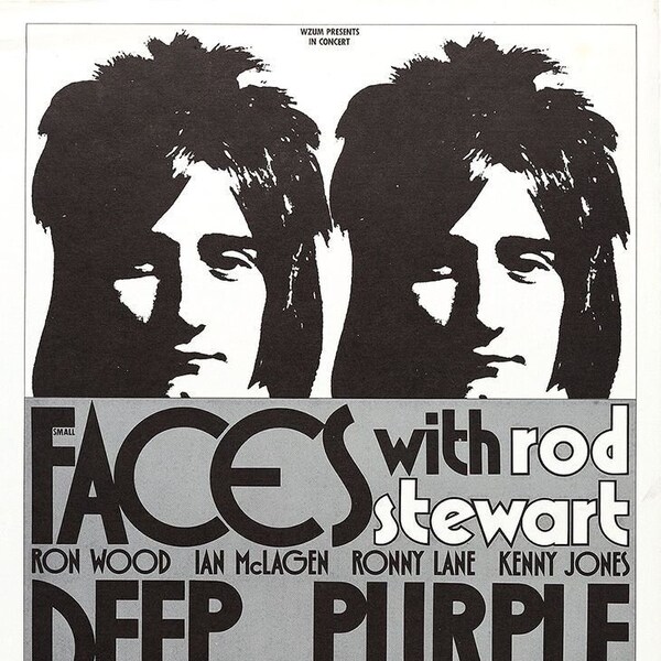 Rod Stewart the Faces - Etsy