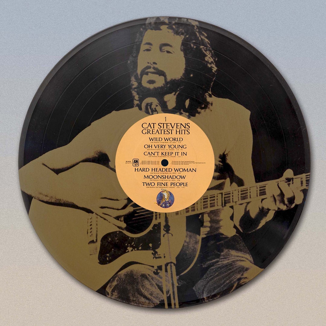 Cat Stevens Foreigner Laser Etched Record Wall Art. - Etsy