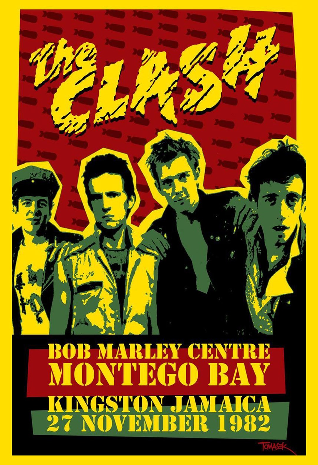 The Clash Re-print Vintage Concert Poster - Etsy
