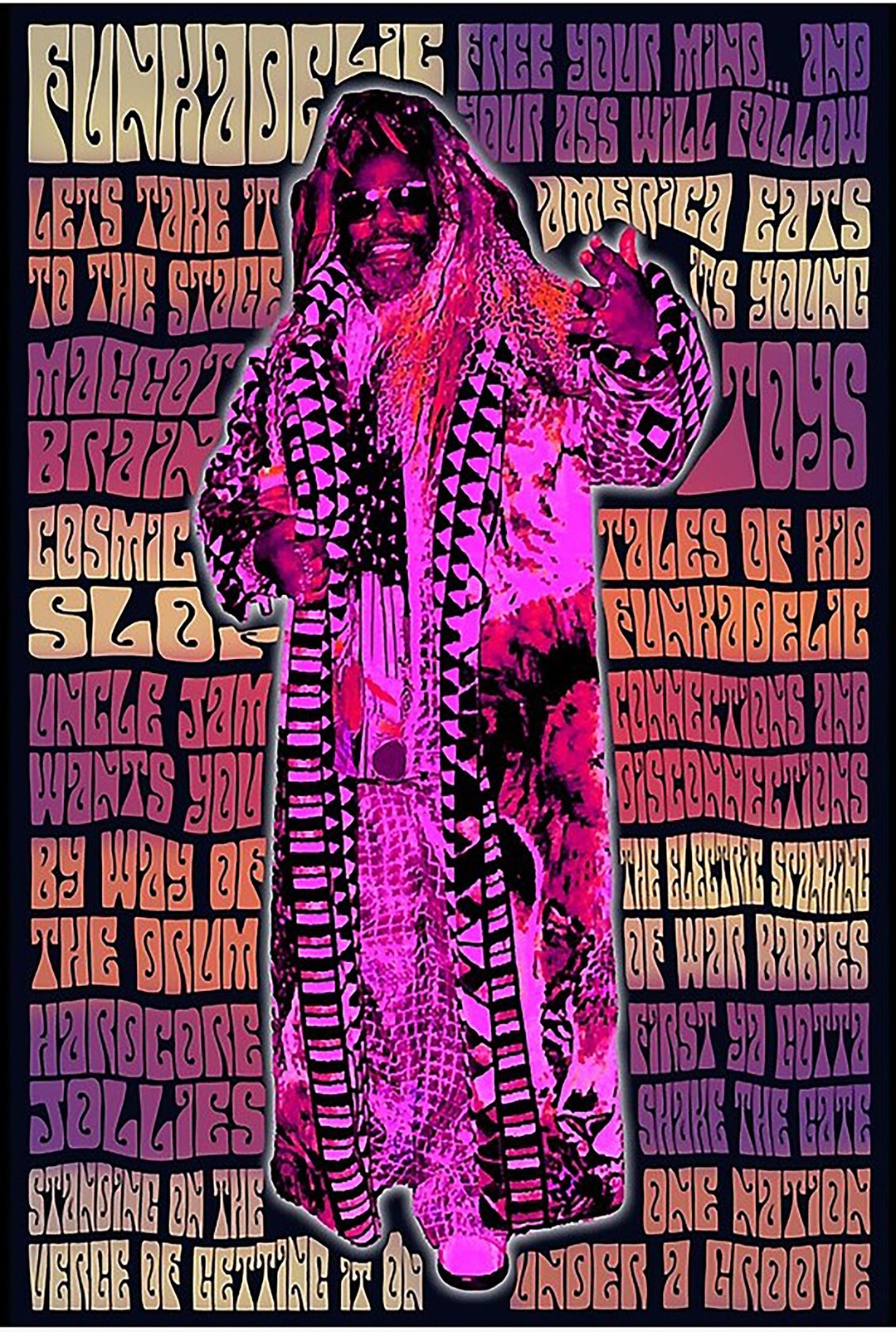 Parliament Funkadelic Re-print Vintage Concert Poster - Etsy