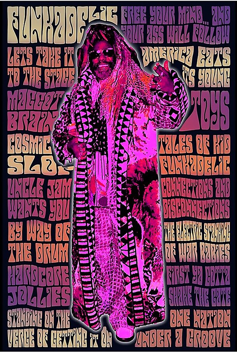 Parliament Funkadelic Re-print Vintage Concert Poster - Etsy