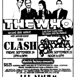 The Who Re-print Vintage Concert Poster - Etsy