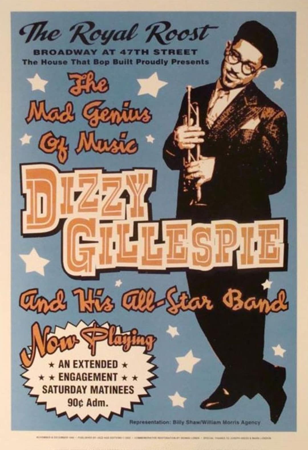 Dizzy Gillespie Re-print Vintage Concert Poster - Etsy
