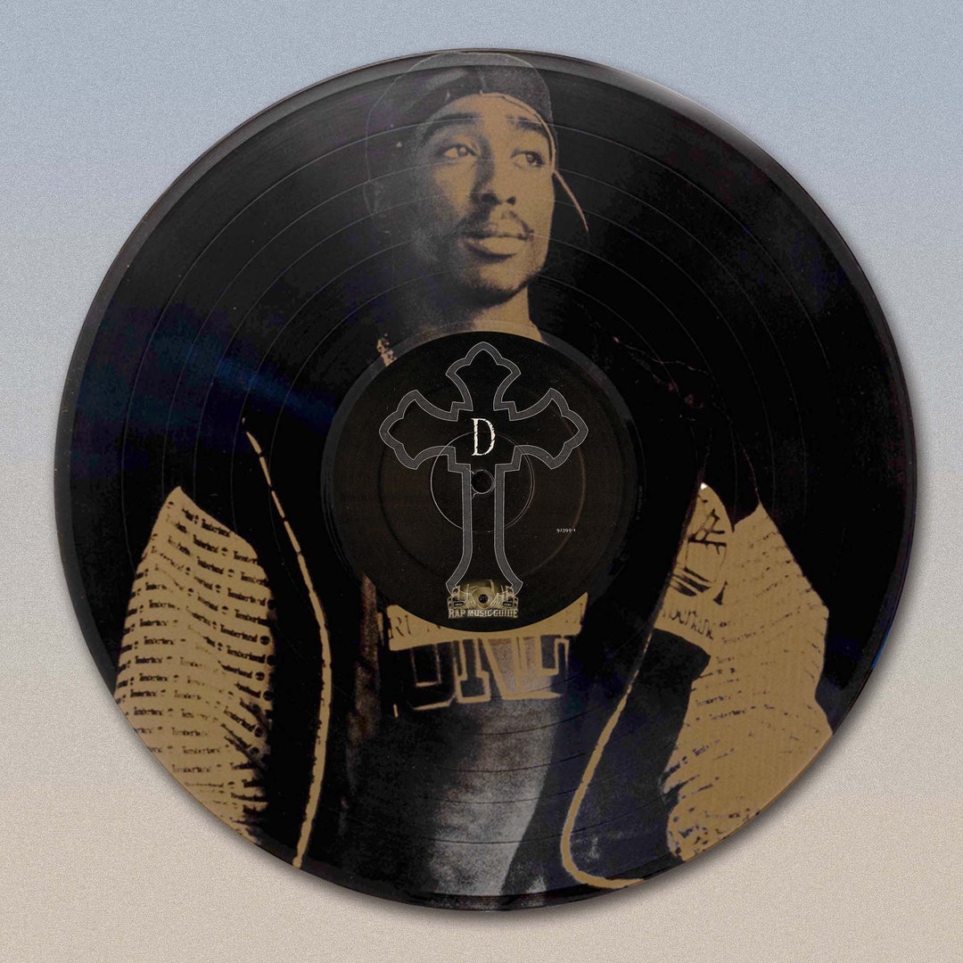 2 Pac Tupac Laser Etched Record Wall Art. - Etsy