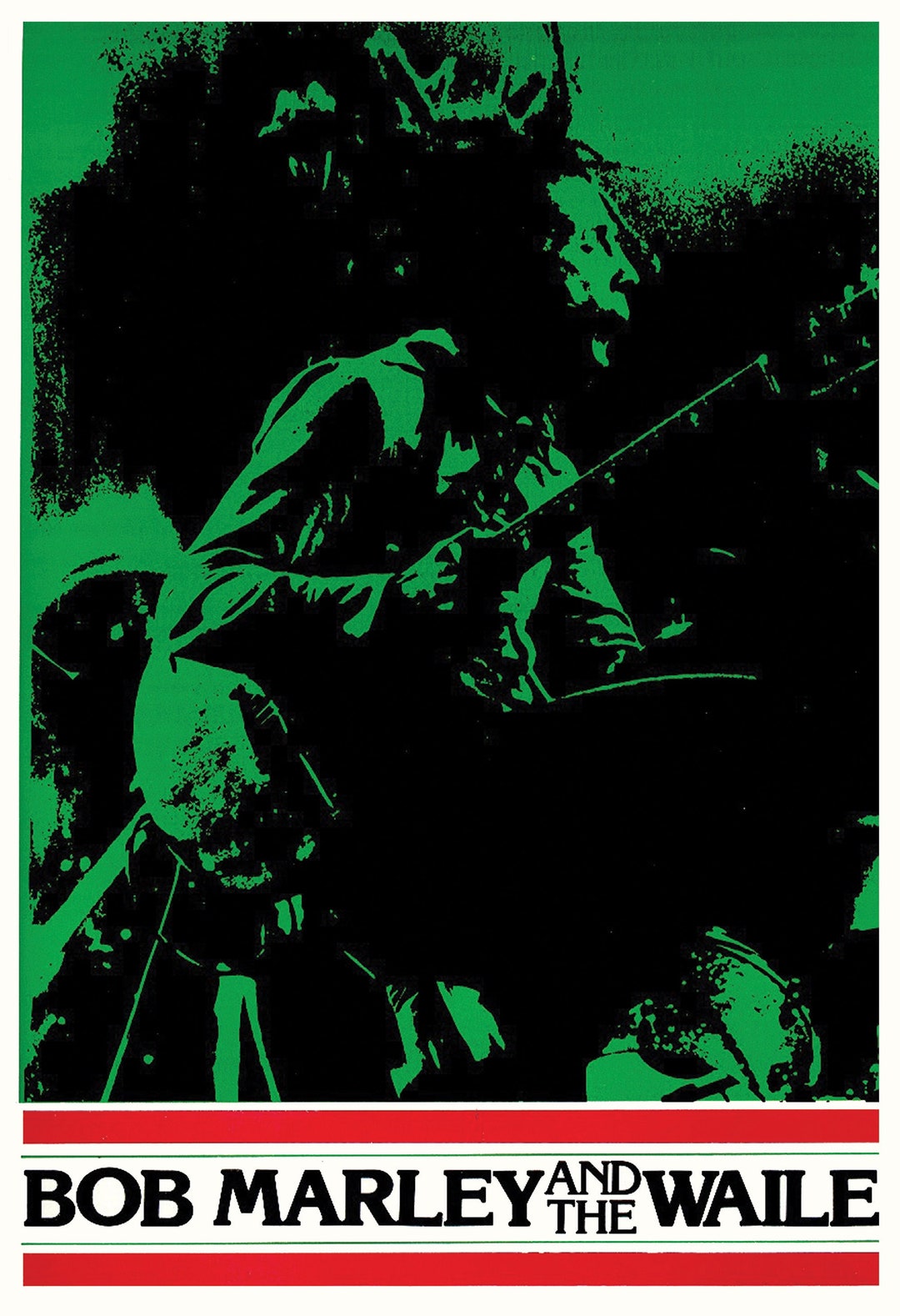 Bob Marley and the Wailers Re-print Vintage Concert Poster - Etsy